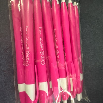 Bunco Hostess Sign up Sheet Download black, Pink, Red, Purple or Blue ...