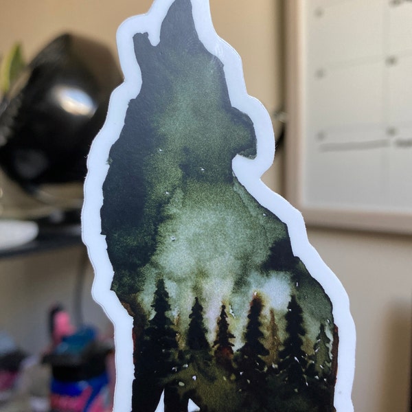Wolf Sticker, Wolf Image, Howling Wolf, Sticker Art, Wolf Sticker Art ...