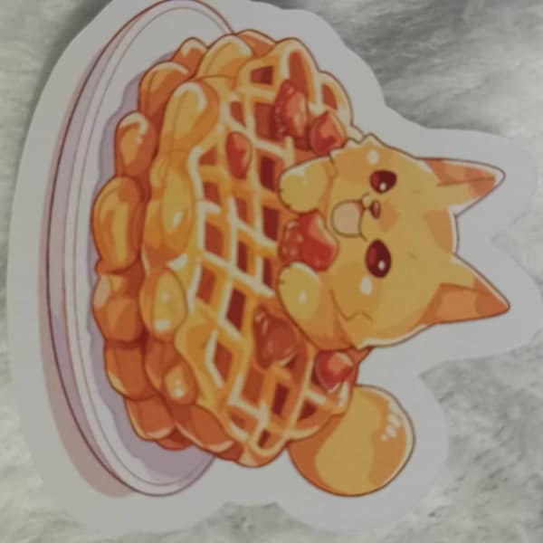 Magical Elemental Cat Sticker 4 Die-cut Stickers Featuring Cute Cats ...