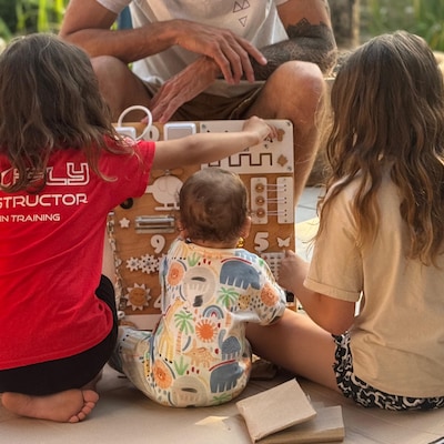 Fidget Busy Board 1 2 3 Year Old, First Birthday Gift, Toddler ...