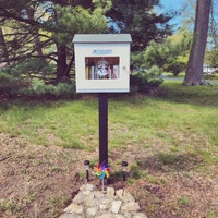 Outdoor Tiny Library Lending Neighborhood Community Shared Loan ...