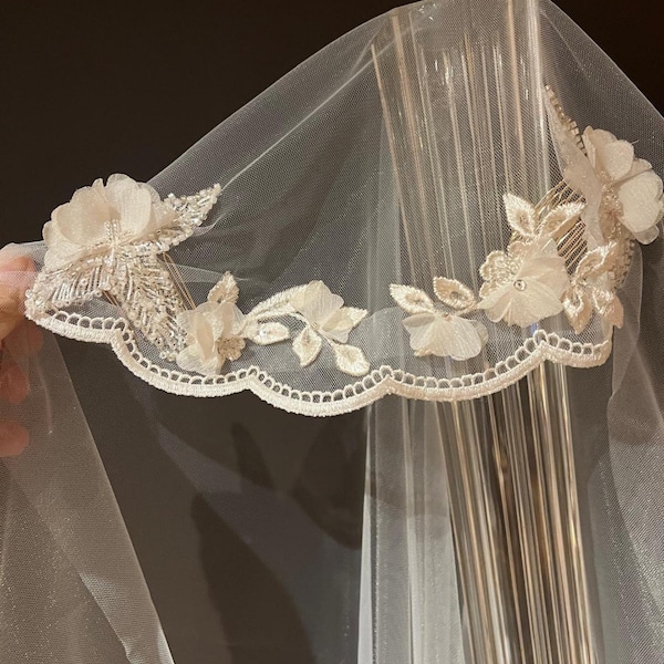 Juliet Cap Veil, 30s/60s Wedding Veil, Vintage Inspired Wedding Veil ...