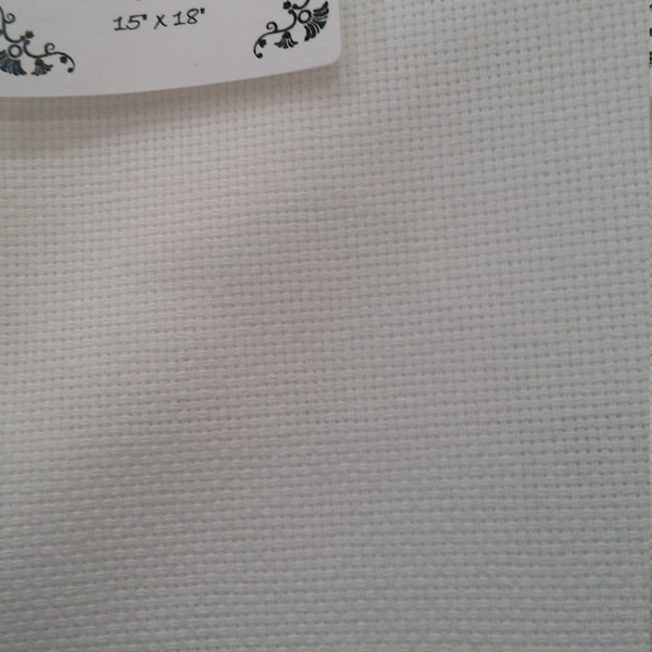 Dmc/charles Craft Aida Cloth - Choose Fabric Count and Size - WHITE ...