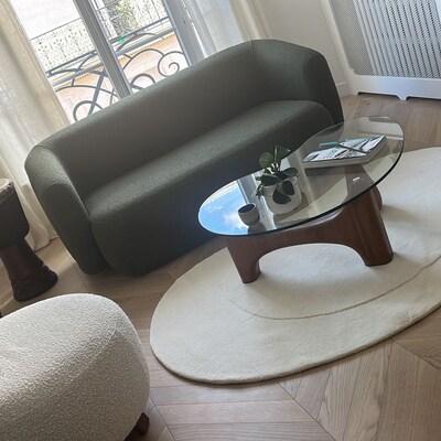 Evile Face Hand Tufted Rug in New Zealand Wool Designer Hand Tufted ...