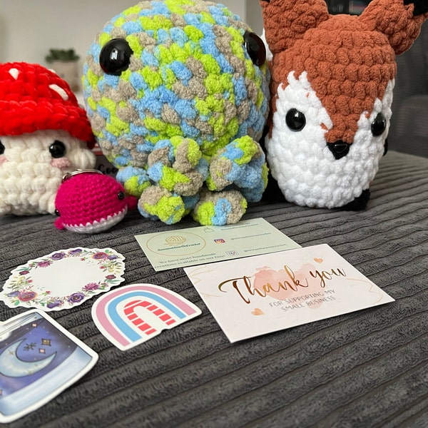 Mystery Plushie Box! Crochet Handmade Plushies Surprise Box/bag - Etsy