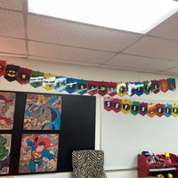 Editable Superhero Banner - Welcome Banner - - Etsy Canada
