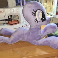 Pony Mare Laying Reclining Plushie Sewing Pattern 05 Minky Stuffed ...