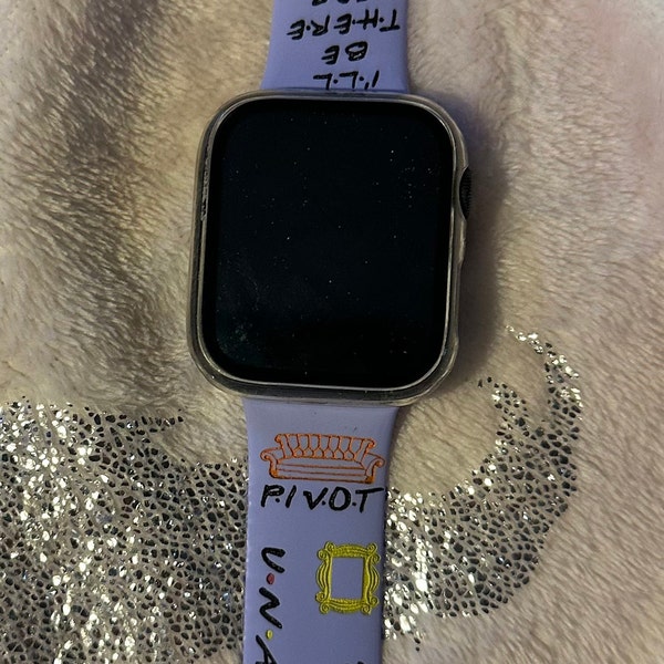 Apple Watch Friends Inspired Custom Silicone Band ! - Etsy
