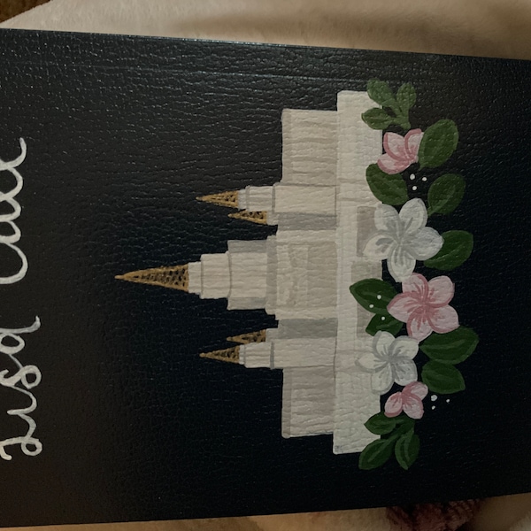 Mission-themed Custom Painted Book of Mormon | Landscape | Temple ...