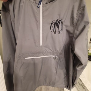 Personalized Quarter Zipper Pullover Jacket Monogrammed - Etsy