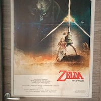 The Legend of Zelda Poster the Legend of Zelda Digital Print Zelda Game ...