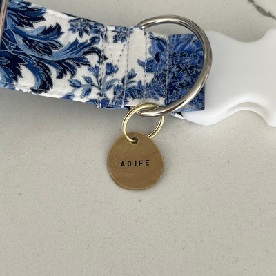 LINUS: Hand Stamped Personalized Custom Pet ID Tags for Dogs - Etsy