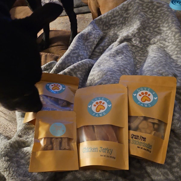 Organic Gourmet Bacon Cheddar Dog Biscuits, Handmade Dog Treats ...