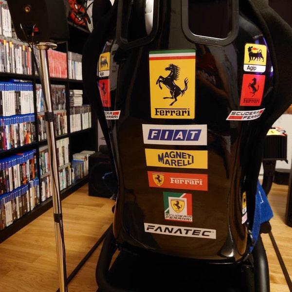 Car Sticker - Ferrari Shield - Set of 2 - 100mm Shield - Outdoor - Etsy