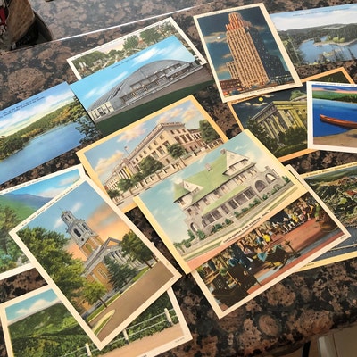 Old Postcards Unused Assortment of Random Vintage Post Cards From ...