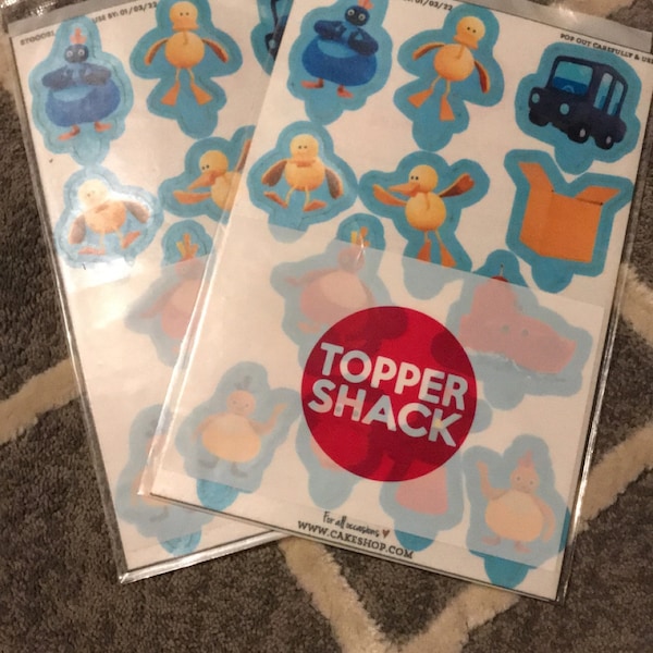 Toppershack 12 X PRE-CUT Twirlywoos Stand up Edible Cake Toppers - Etsy