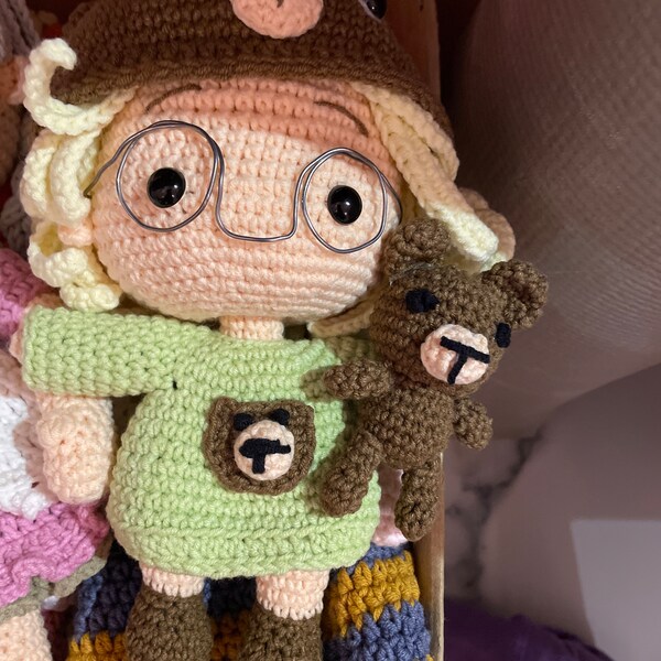 Beary Crochet Doll Pattern. Amigurumi Crochet Pattern. Amigurumi Doll ...