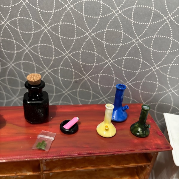 DIY KIT | Miniature Fairy Witch Desk | Dollhouse Apothecary Desk ...