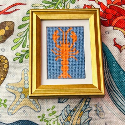Framed Nantucket Sconset Village Needlepoint Post Office & Rotary - Etsy