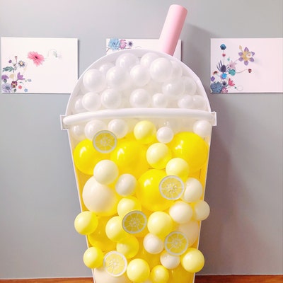 DIY Boba Balloon Workshop, Boba Party Ideas, Bubble Tea Party, Boba ...