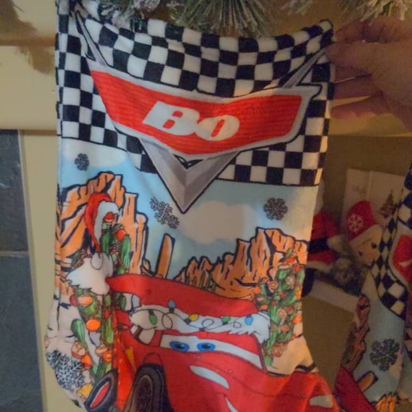 Personalized Disney Pixar Cars Christmas Stockings, Lightning Mcqueen ...
