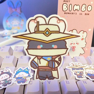 Valorant Agents Bunny Vinyl Stickers Jett Reyna Raze Phoenix Neon Yoru ...