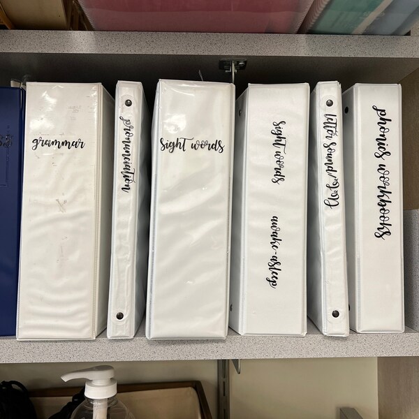 Greeting Card Box Labels, Custom Vinyl Labels, Greeting Card Organizer ...