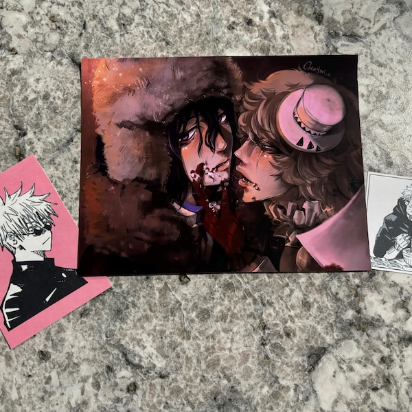 Fyolai Kiss Art Print BL - Bungou Stray Dogs • Fyodor Dostoevsky X ...