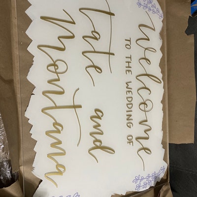 Table Number Inserts for Wedding Decor Frames, Hand Torn Deckled Edge ...