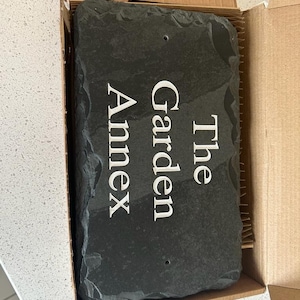 Engraved Pink Ceramic Wall Tile Address Sign Irish Handmade Door Number ...