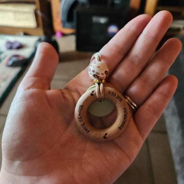 Fidget Breastfeeding /fiddle Nursing Necklace Fiddle Beads Made From ...