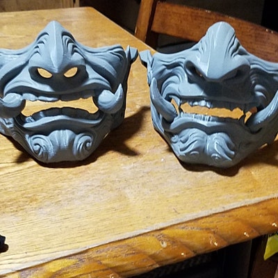 Ghost of Tsushima Mask V1, Samurai Mask, Oni Mask, Mempo Cosplay ...