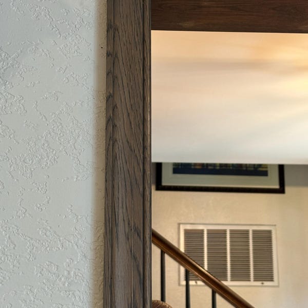 Unfinished White Oak Baseboard Moulding 3/4 in X 4-7/8 in X 7ft | Solid ...