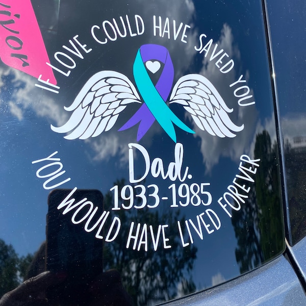 Fly High Cowboy in Loving Memory Memorial Vinyl Decal Sticker Western ...