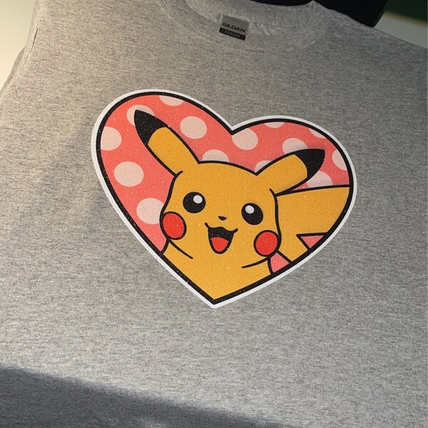 Pikachu Valentine SVG, Pikachu Heart SVG, Polka Dot Heart, Love, Svg ...