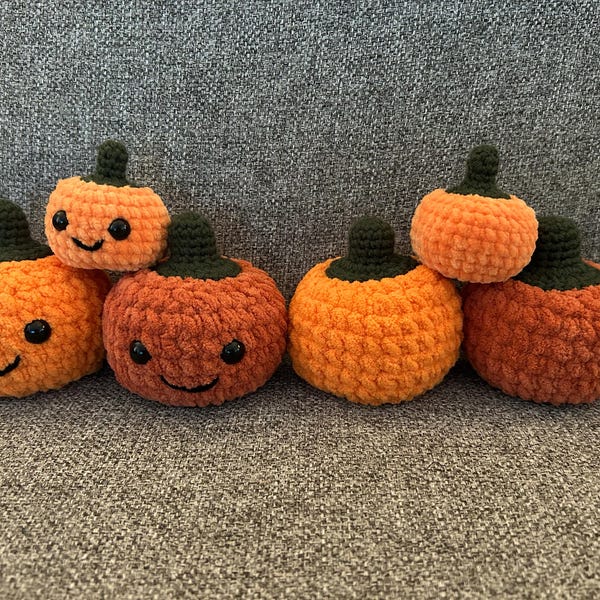 Little Pumpkin Crochet Pattern | Pumpkin Amigurumi Pattern - Etsy