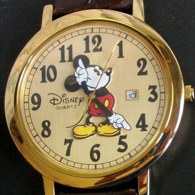 New Vintage Seiko Mens Mickey Mouse Watch HTF New - Etsy