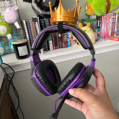 Princess Crown Headphone Ears Gaming and Streaming Headset Accessories ...
