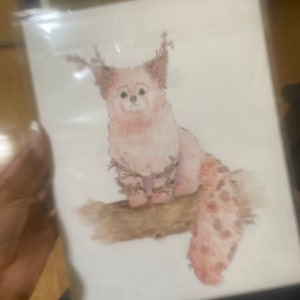 Spooky Ghost Otter Print | Etsy