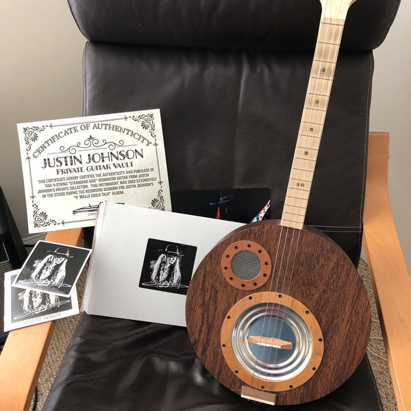 3-STRING SHOVEL GUITAR! Ready-to-ship Justin Johnson Signature Shovel ...