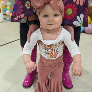 Groovy Birthday Girl Outfit Toddler Outfit Baby Outfit Bellbottoms - Etsy