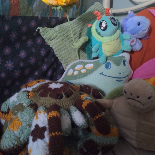 Crocheted Baby Tarantula - MADE TO ORDER - Crocheted Spider - Custom ...