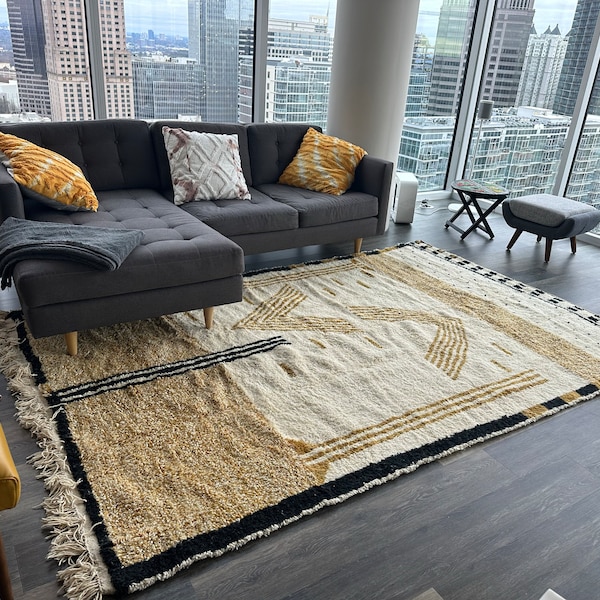 Moroccan Rug , Art Design Style Hand Woven From Morocco ,handmade Rug ...