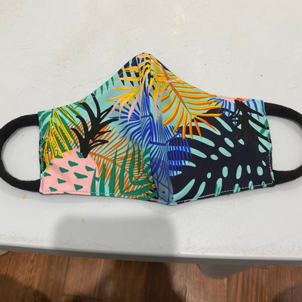 Australian Reusable Cloth Face Masks. Comfortable Ear Loops. 3-layers W ...