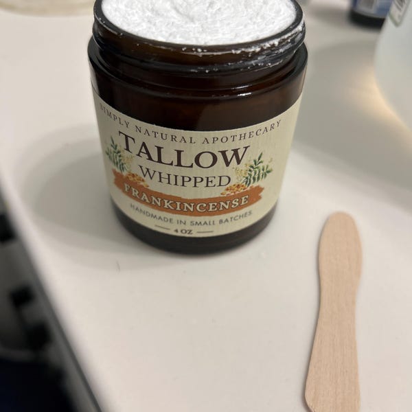 Tallow Coffee Infused Eye Cream, Whipped Balm Caffeine Under Eye Face ...