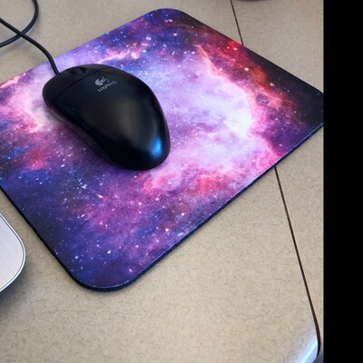 Colorful Galaxy Mouse Pad, Cosmic Watercolor Nebula Mousepad, Outer ...