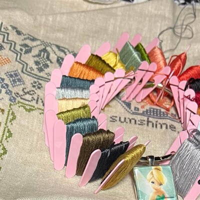 DMC Variegated Set 4000-4523 Pre-numbered Embroidery Floss Drops 84 ...