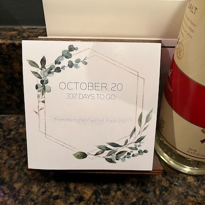 Retirement Countdown Calendar Custom Retiring Gift for Colleague, Boss ...