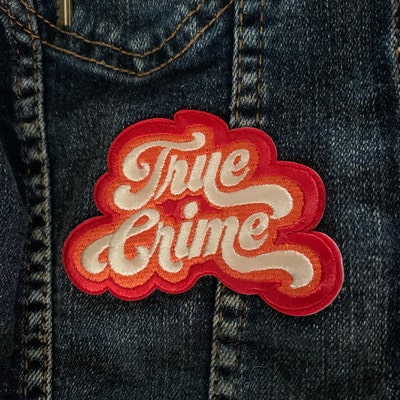 True Crime Iron on Patch - Etsy