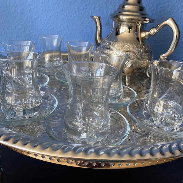 Moroccan Elegant Handcrafted Alpaca Silver Qudsi Teapot From Fez | FREE ...